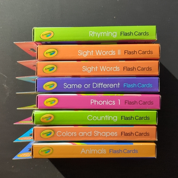 Crayola | Toys | Crayola Flash Cards Bundle | Poshmark